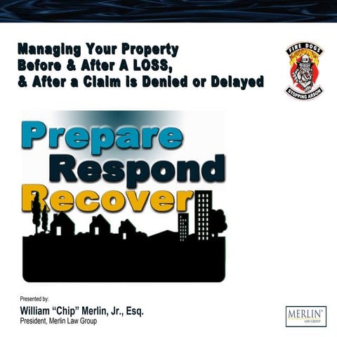 PrepareRespondRecover2013 | PPT