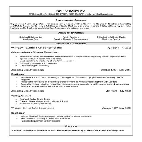 KELLY WHITLEY RESUME UPDATE APRIL 2016 | DOC
