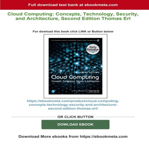 Cloud Computing: Concepts, Technology, Security, and Architecture, Second Edition Thomas Erl ...