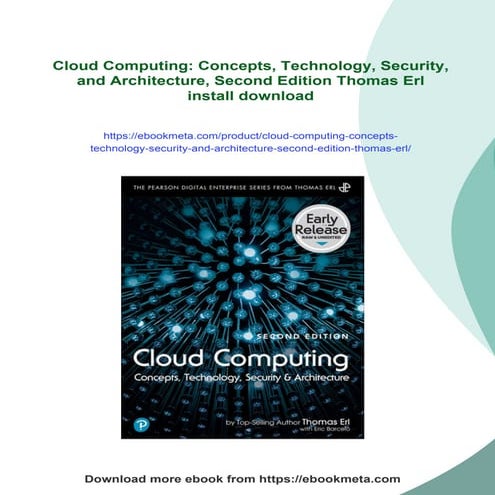 Cloud Computing: Concepts, Technology, Security, and Architecture, Second Edition Thomas Erl | PDF