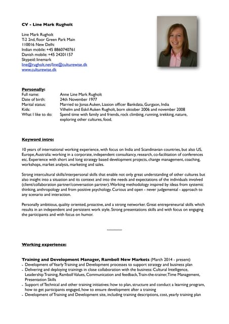 Cv international assistant_medour_djamila