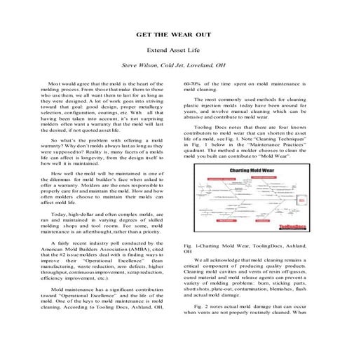 Injection Mold Warranties Article Mold Making Technologies Oct 2015 | DOCX
