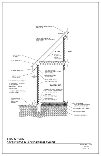ARCH; STUDIO HOME, PLOT PLAN | PPT