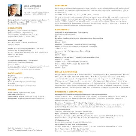 Luis Carrasco CV Gráfico | PDF