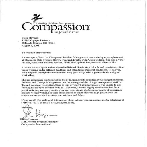 Reference Letter[1][1] | PDF