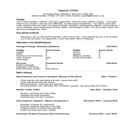 Yagoub Elhillo CV | DOCX