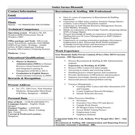 Smita Sarma_Resume | PDF