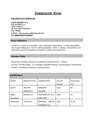 CURRICULUM VITAE -dakshu (1) | PDF