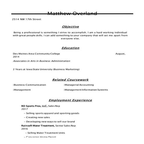 Resume by Rebecca for Rebecca revised | DOCX