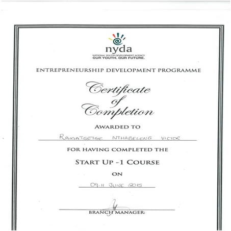 NYDA | PDF