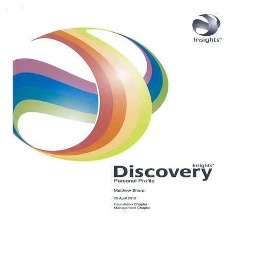 Insights Discovery - Personal Profile | PDF