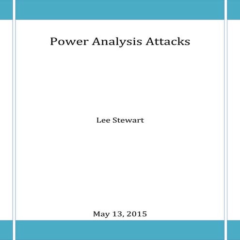 Power Analysis Attacks Pdf