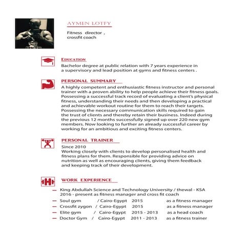 aymen lotfy fitniss cv | PDF