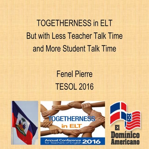 FP Togetherness TESOL in the DR | PPT