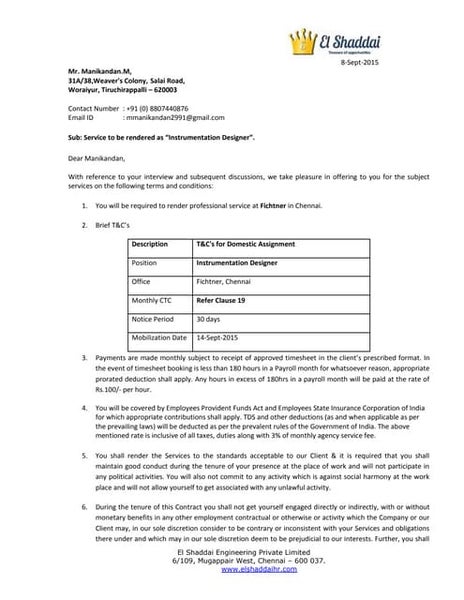 Hrd No 5 Offer Letter Sample hrd-no-5-offer-letter-sample