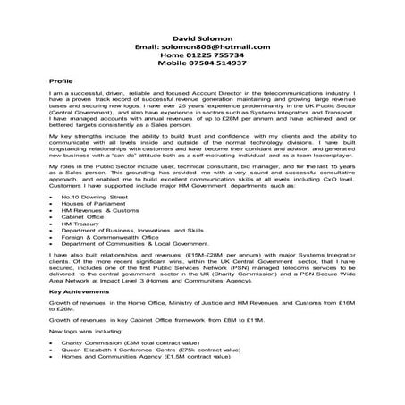 David Solomon CV Jan 2016 | DOCX