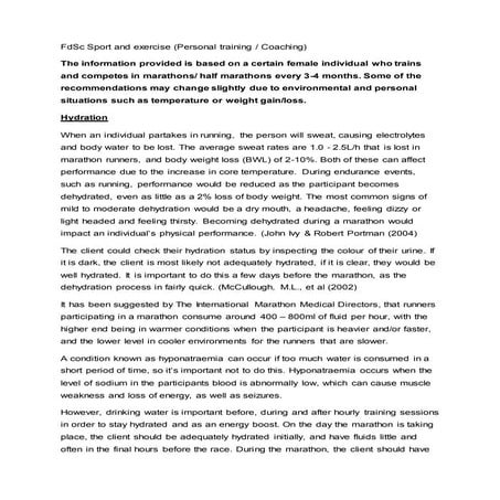 Nutrition Essay | DOCX
