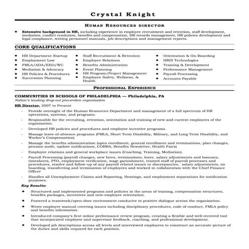 crystal knight resume 2014 | PDF