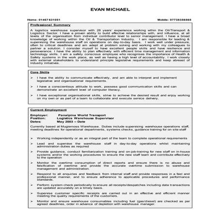 Evan Michael CV Jan 16 | PDF