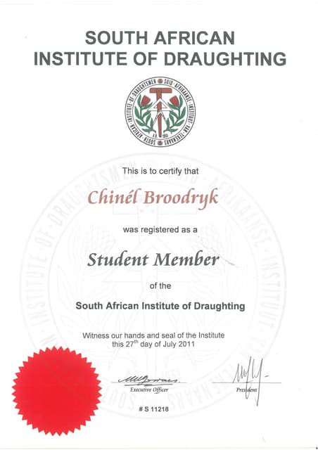 Chinel Broodryk (2) | PDF