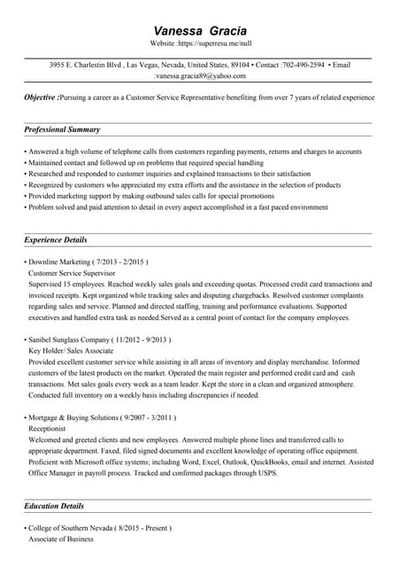 Venus Harris Resume | PDF