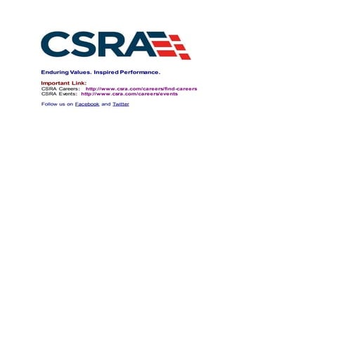 CSRA | DOCX