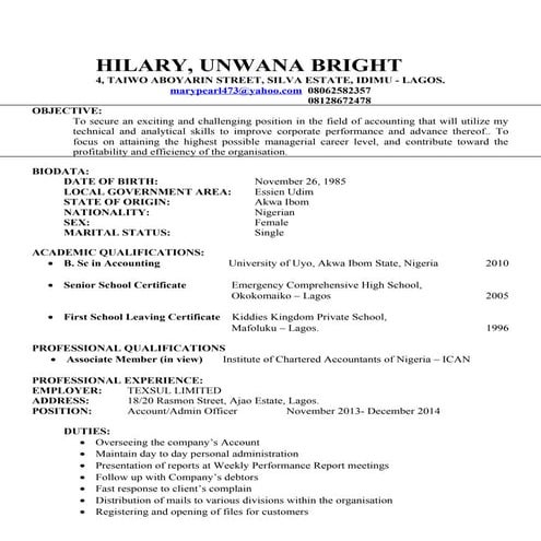 Anderson, Richard - Resume | DOC