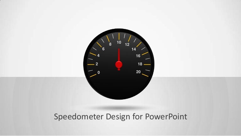 Speedometer Shape for PowerPoint Presentations