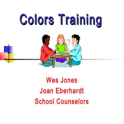 Colors Training Presentation | PPT