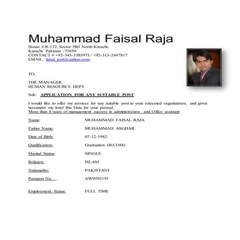 CV Faisal(1) | DOCX