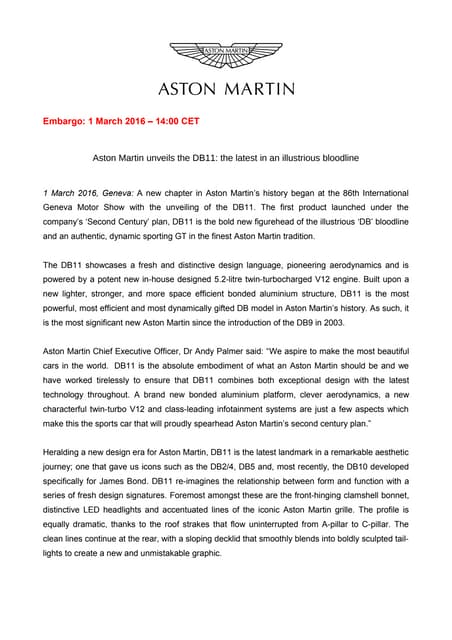 The 5 best engineered cars | PDF