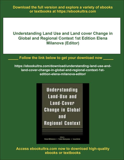 Land use and land cover classification | PDF