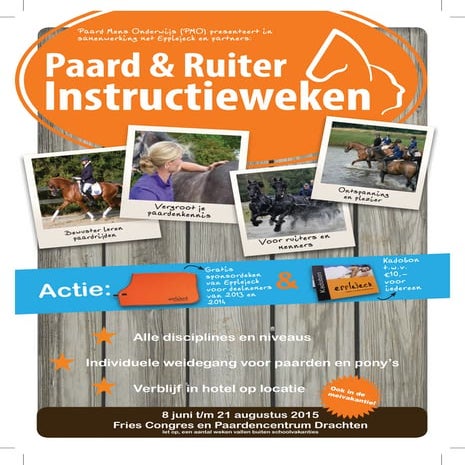 Flyer Paard&Ruiter Instructieweken definitief | PDF | Free Download