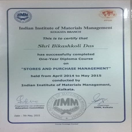 IIMM Certificate | PDF
