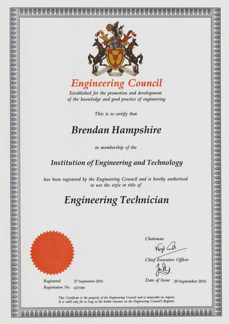 Engineering Council EngTech 29-09-2016