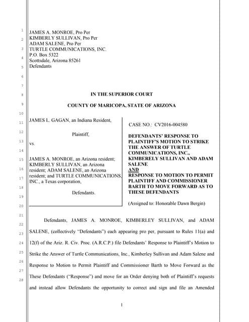 Motion to dismiss under rule 12(b)(5) for insufficient service of process | PDF