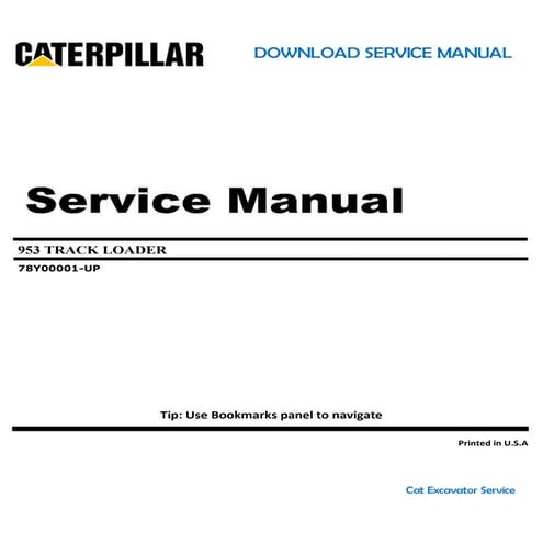 d300b caterpillar articulated truck service manual | PDF