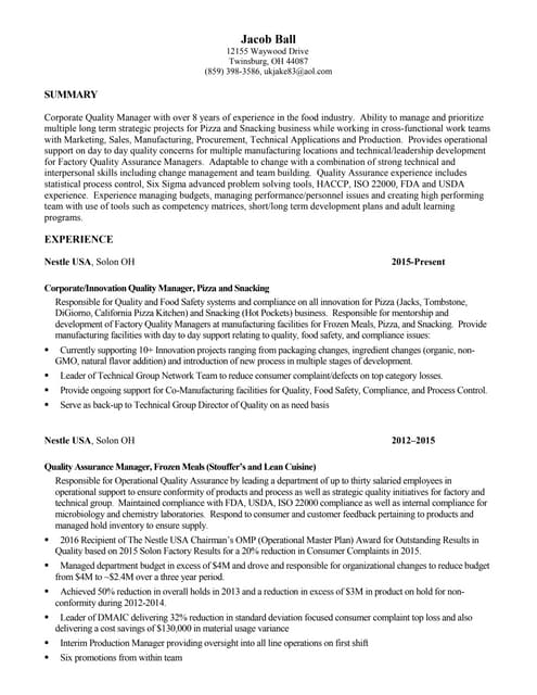 Koneeski Gregg RESUME1.3.1 | DOC | Manufacturing Industry | Industries