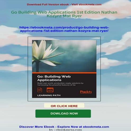 [FREE PDF sample] Go Building Web Applications 1st Edition Nathan Kozyra Mat Ryer ebooks | PDF