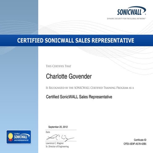 Sonicwall Cert | PDF
