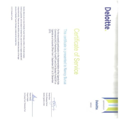 Accounts Officer Deloitte | PDF
