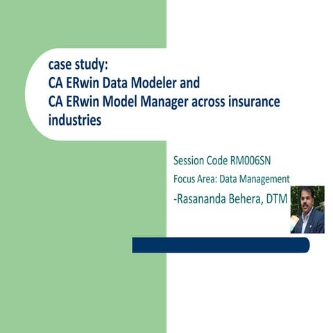 Integrating data process a roundtrip modeling using e rwin data modeler ...