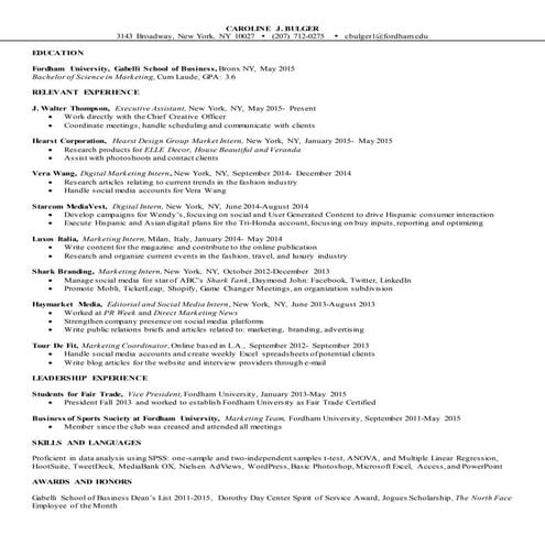 Caroline Bulger presentations