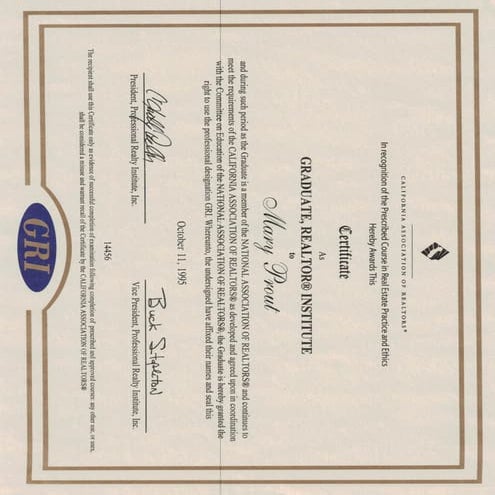 GRI Certificate | PDF