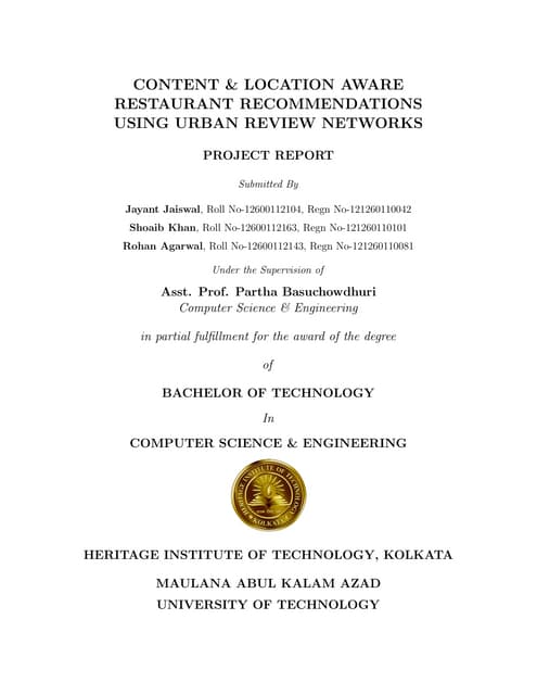 Zomato eda report | PDF