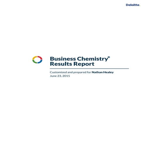 Business Chemistry | PDF