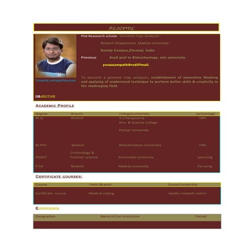 new modified resume | PDF