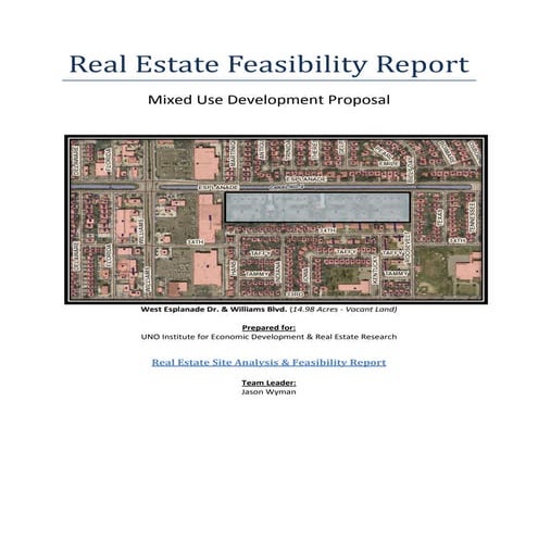 Real Estate Site Analysis & Feasibility_MixedUseProposal | PDF