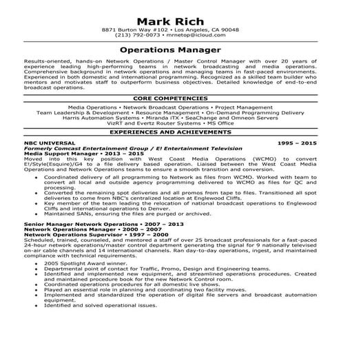 Ron Bussell - Resume | DOCX