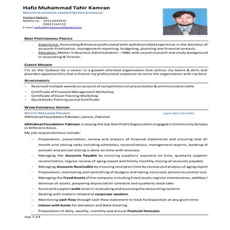 Tahir CV 1 | DOCX